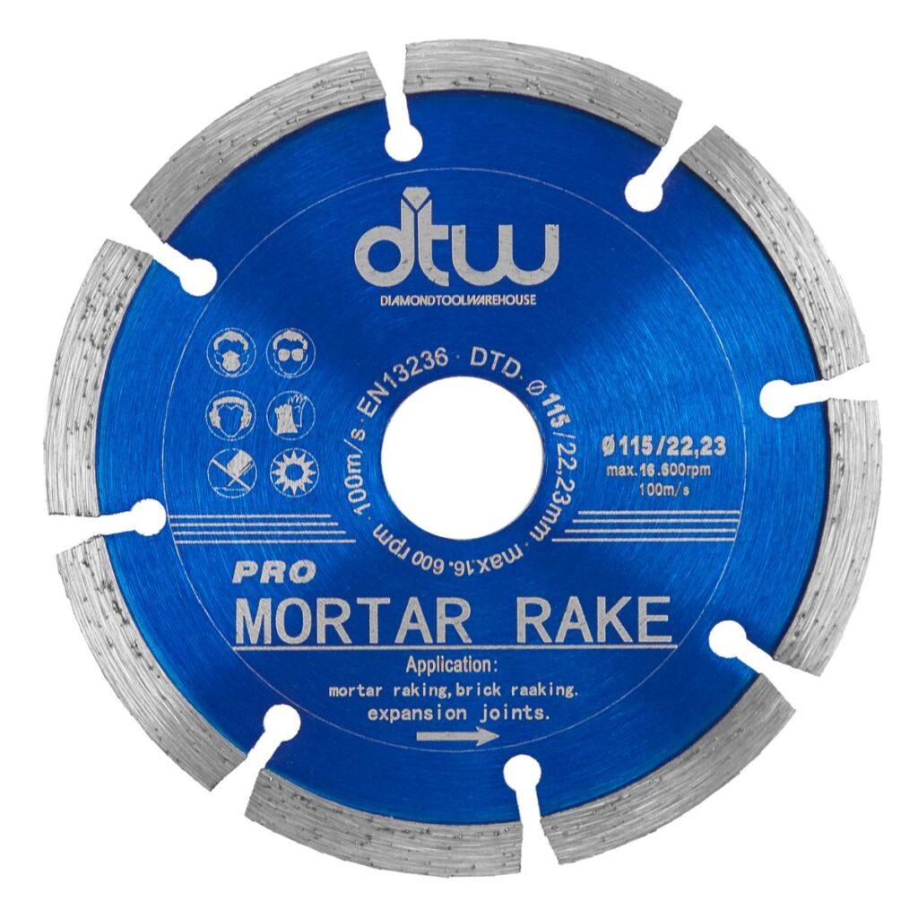 DTW Pro Mortar Rake Blade · DTW Tools & Machinery