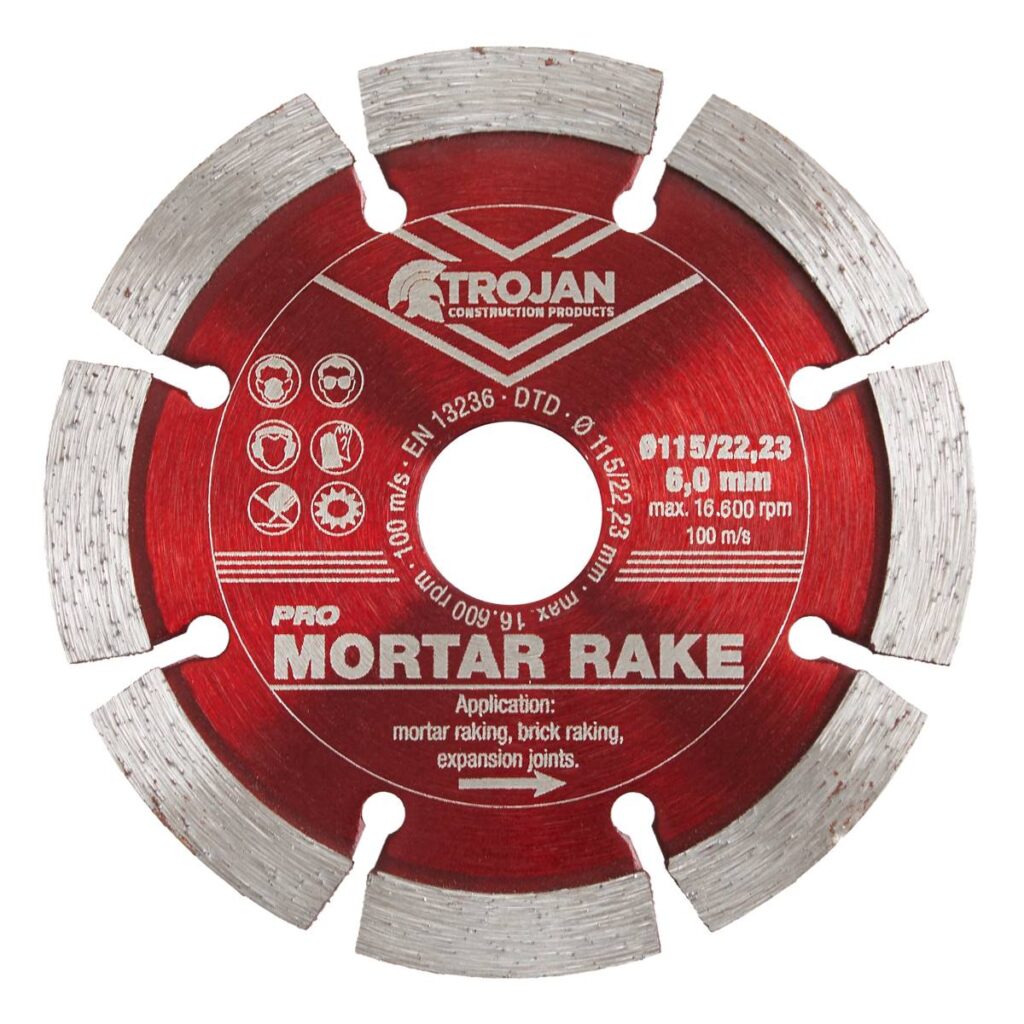 Trojan Pro Mortar Rake Blade · DTW Tools & Machinery