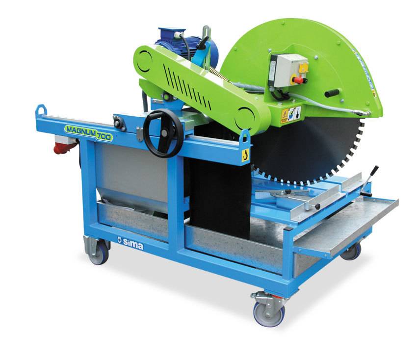 Sima Magnum 1000mm 40" Block / Stone Saw - 415v · DTW Tools & Machinery