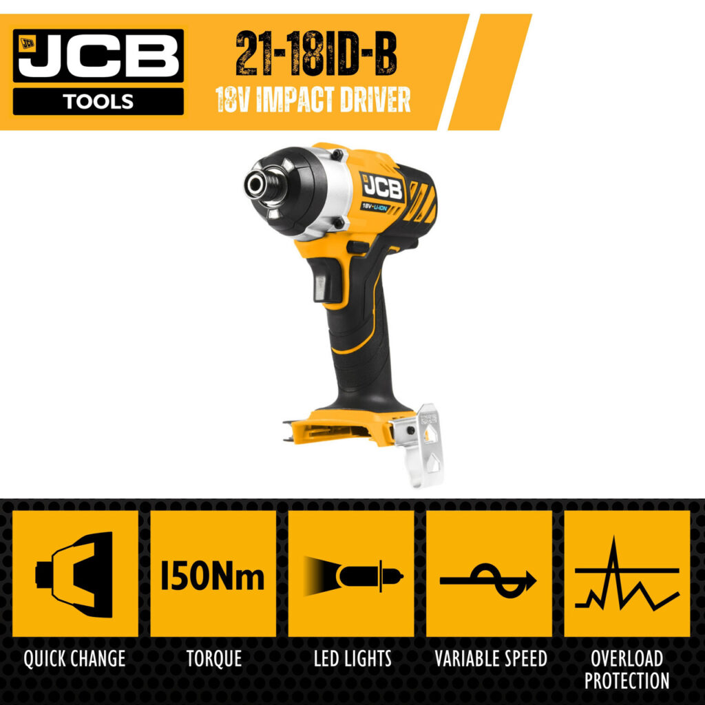 JCB 18V Impact Driver Bare Unit · DTW Tools & Machinery