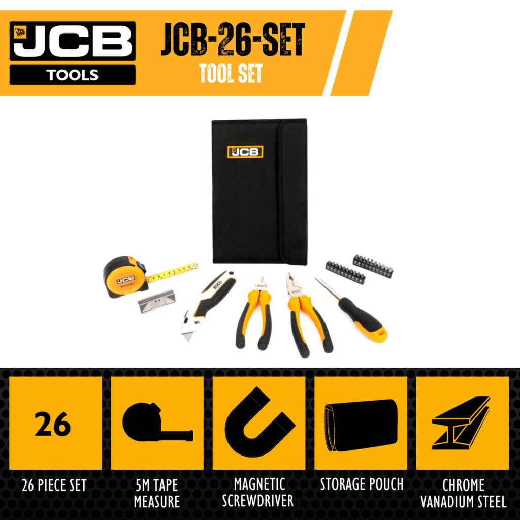 JCB 26 Piece Hand Tool Set · DTW Tools & Machinery