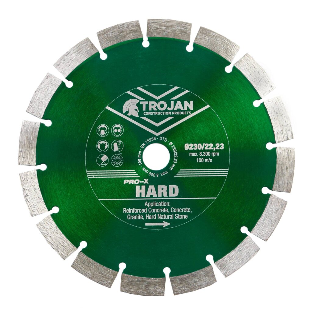 Trojan Pro-X Hard Diamond Blade · DTW Tools & Machinery