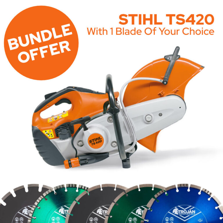 STIHL TS420 350mm Petrol Disc Cutter BUNDLE (1 BLADE) · DTW Tools ...