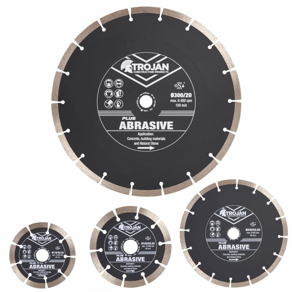 Trojan Plus Abrasive Diamond Blade · DTW Tools & Machinery