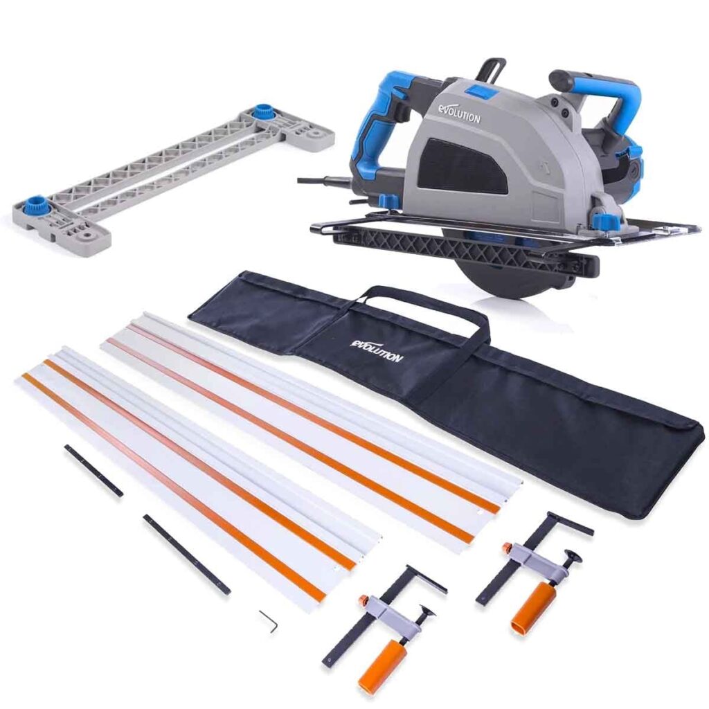 Evolution S210CCS 210mm Heavy Duty Metal Cutting Circular Saw Track ...